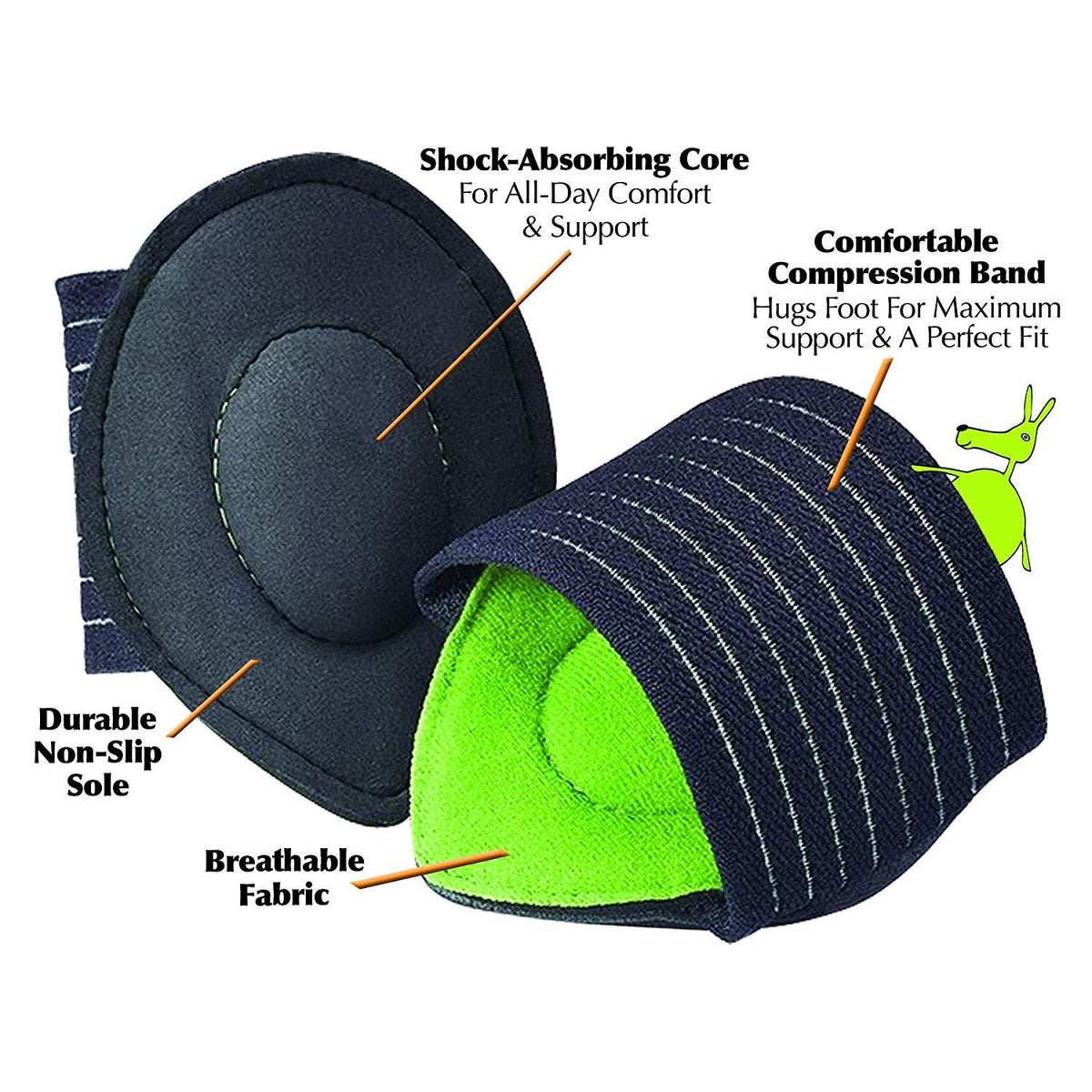 Plantar Fasciitis Arch Support Inserts for Flat Foot – Brace Professionals